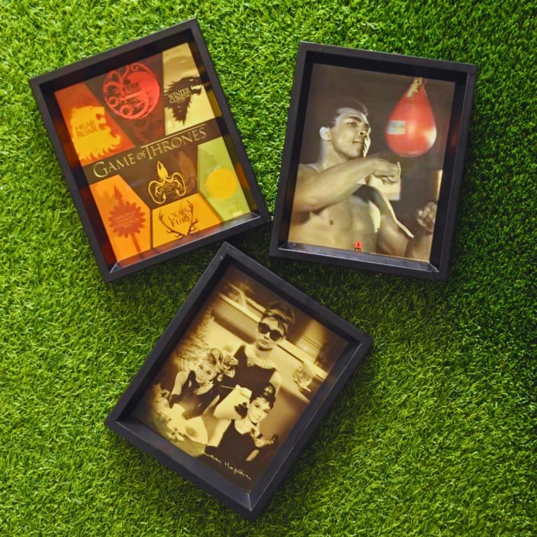 Collectible A4 size 3D Lenticular Framed Art Set: Game of Thrones ...
