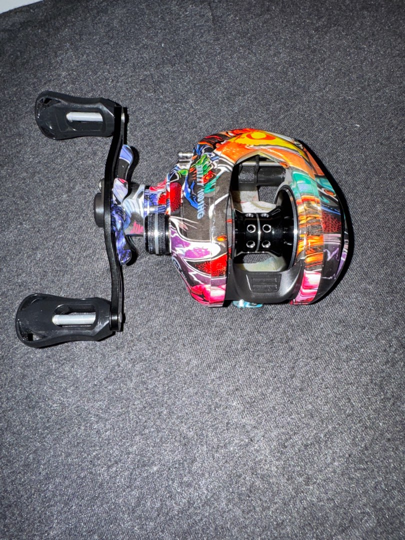 Custom Painted Baitcasting Reel “limited “, Sports Equipment, Fishing ...