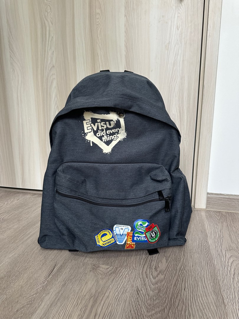 Evisu backpack, Men's Fashion, Bags, Backpacks on Carousell