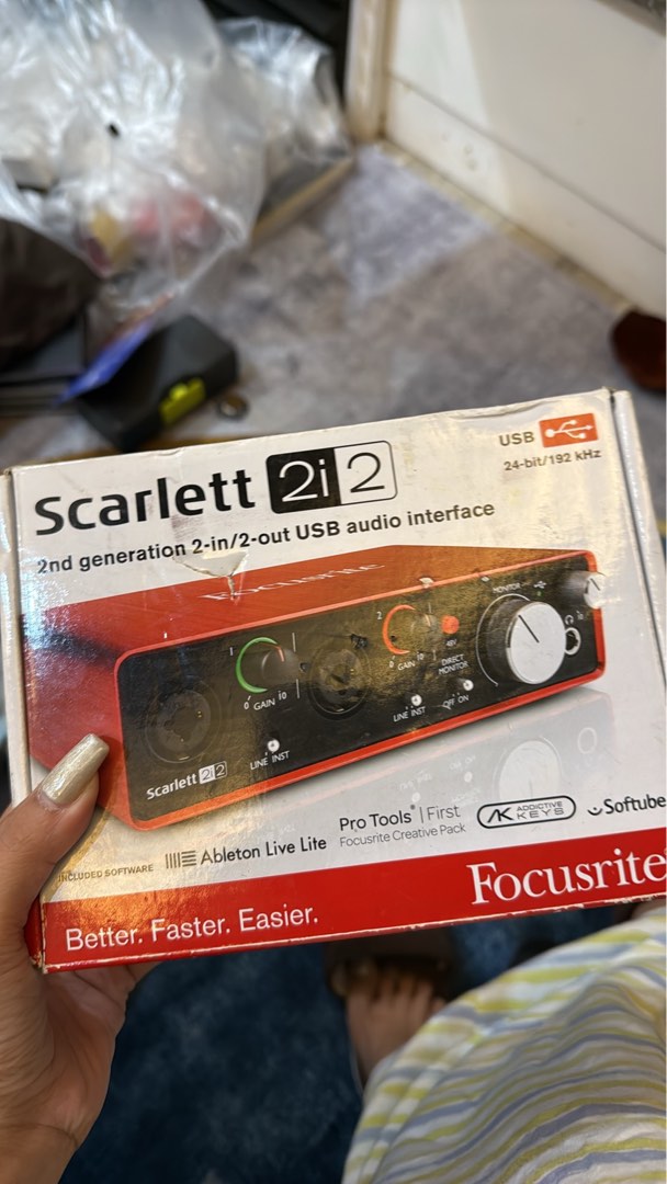 Focusrite Scarlett 2i2 2nd Gen USB Audio Interface, Audio, Other Audio Equipment on Carousell