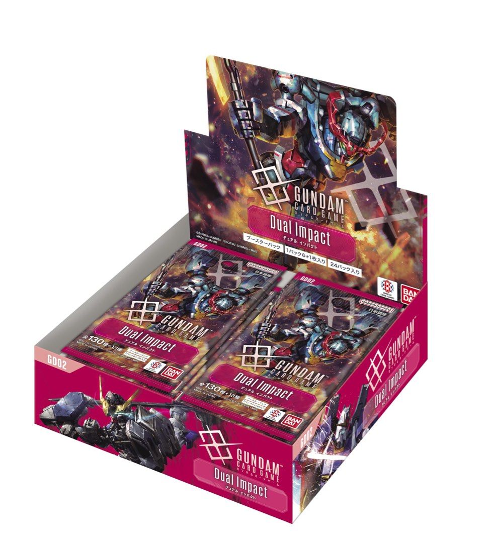 GD-02 Gundam Card Game Dual Impact Booster box case, Hobbies & Toys ...