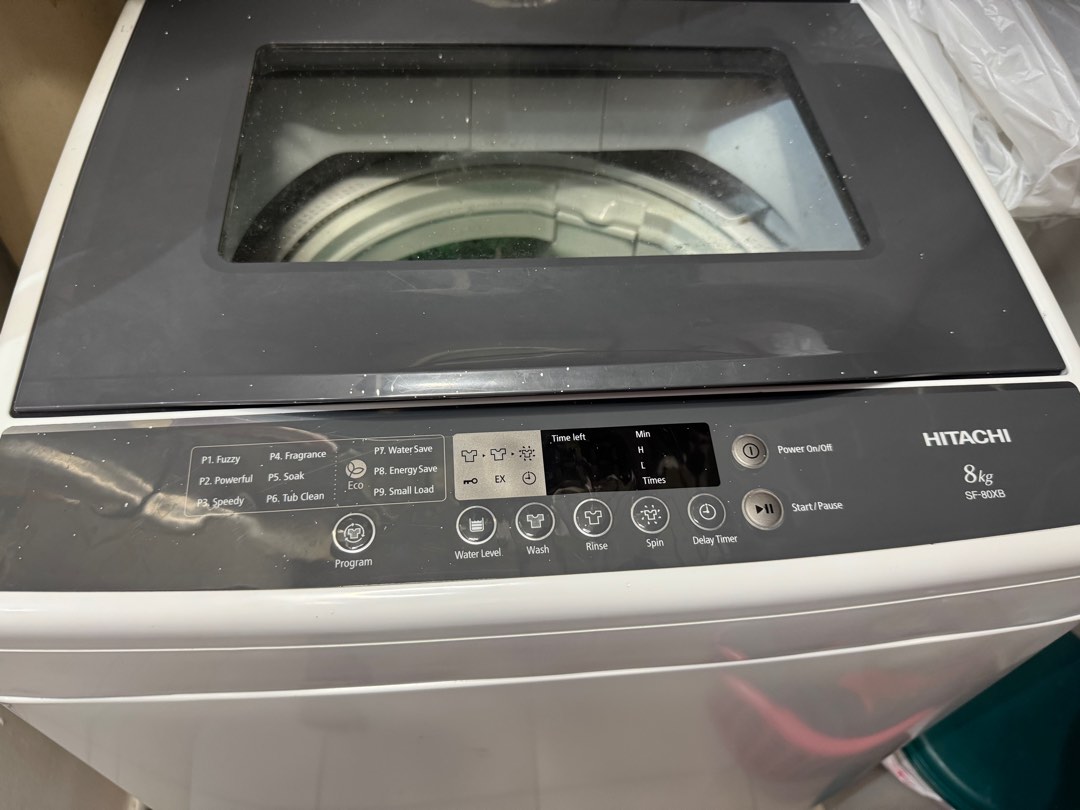 Hitachi 8kg Top Load Washing Machine SF-80XB, TV & Home Appliances ...