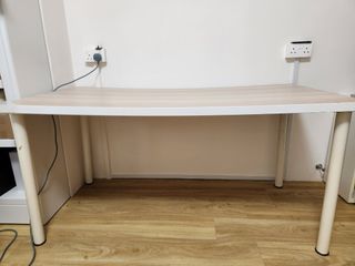 IKEA LINNMON 2 meter Study/ Gaming Table+ 5 ADILS legs, Furniture ...