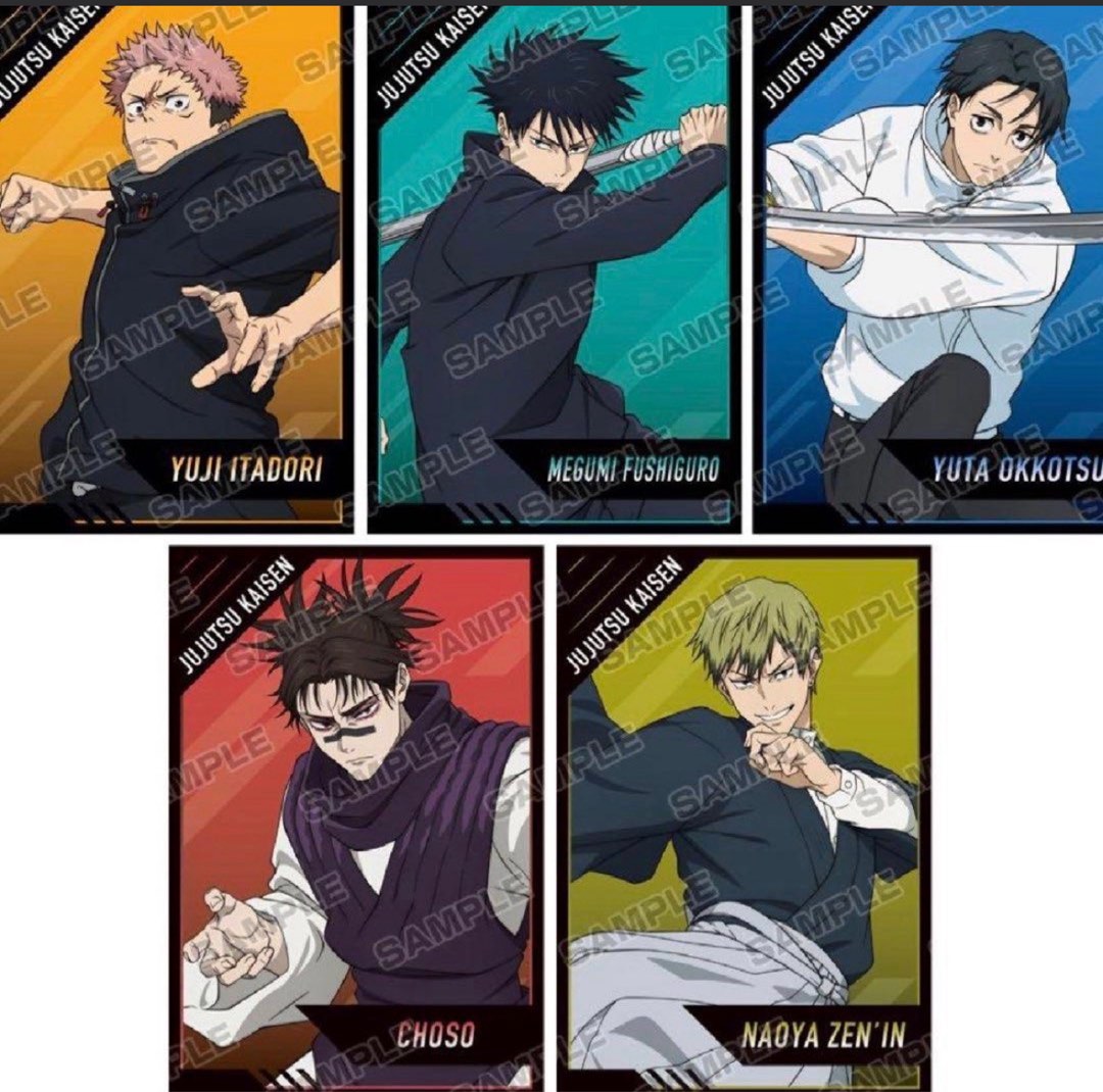 [OFFICIAL] S3 Jujutsu Kaisen Postcards - Culling Game Movie. Naoya ...