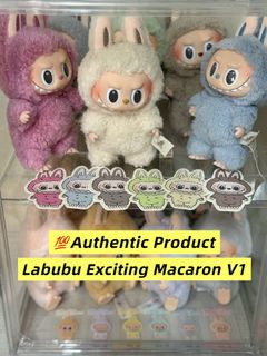 Pop Mart Exciting Macaron Labubu Series Blind Box, Hobbies & Toys, Toys ...