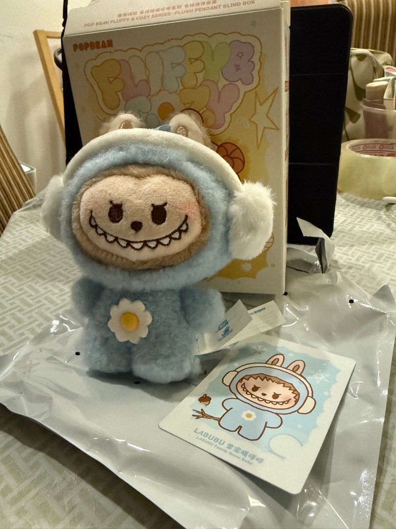 Labubu Fluffy & Cozy Series Plush Pendant, Hobbies & Toys, Toys & Games ...