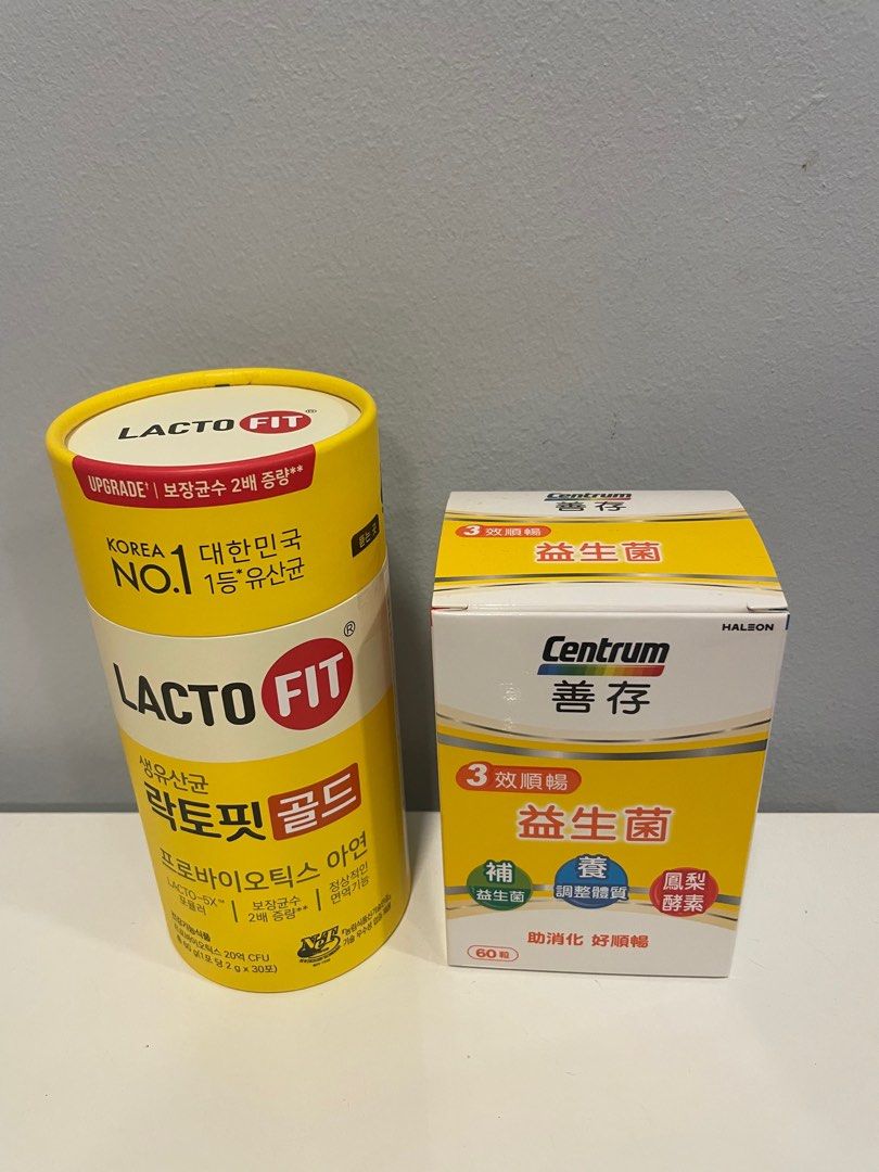 Lacto-Fit Gold (Sold) & Centrum Probiotic Triple Action Supplements ...