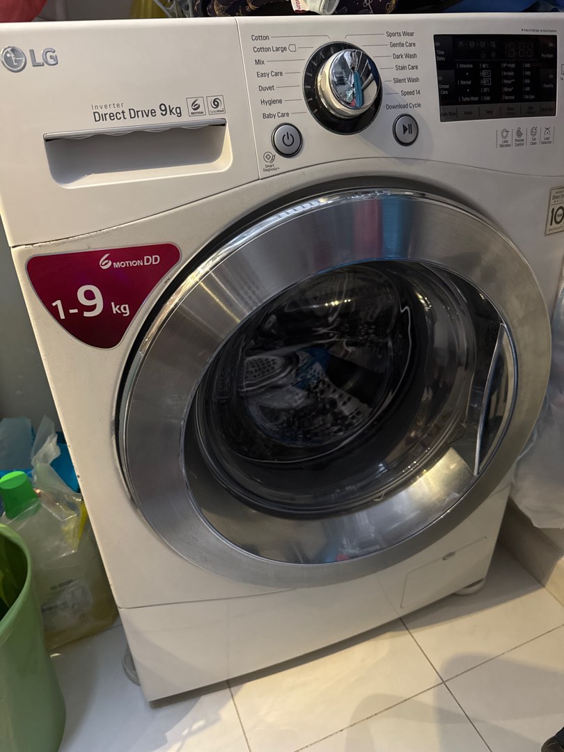 LG Direct Drive 9kg Washing Machine, TV & Home Appliances, Washing ...