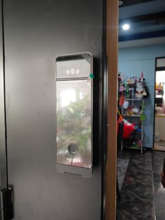 Main door + Metal gate + Digital locks, Furniture & Home Living ...