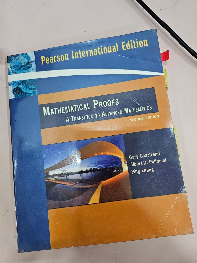 Mathematical Proofs – Chartrand, Polimeni, Zhang (2nd Edition, Pearson ...