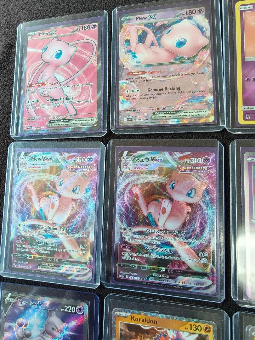 Mew Mewtwo Pokémon TCG Cards, Hobbies & Toys, Toys & Games on Carousell