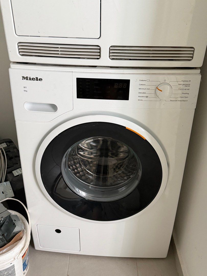 Miele W1 8kg Washing Machine, TV & Home Appliances, Washing Machines ...