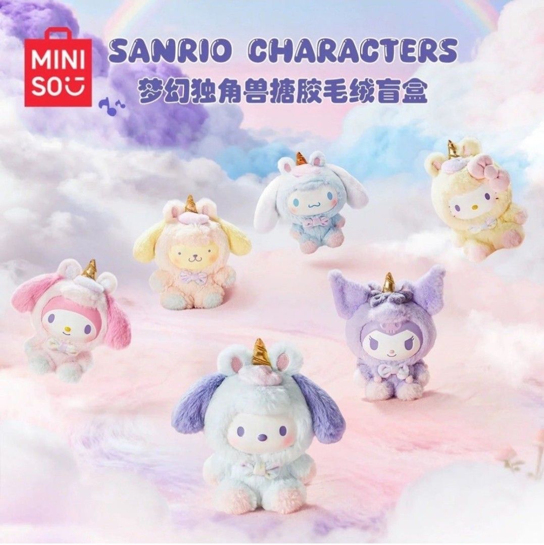 MINISO Sanrio Dreamy Unicorn Plush Toy, Hobbies & Toys, Toys & Games on ...