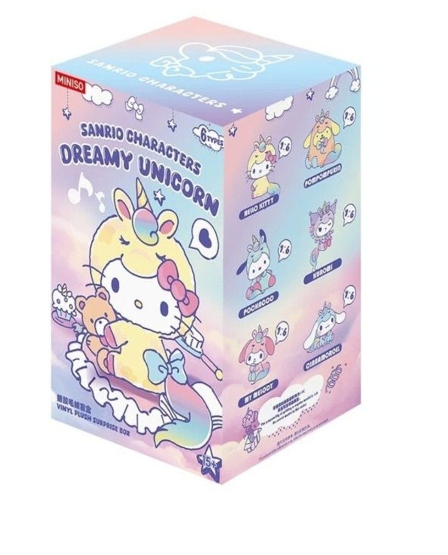 MINISO Sanrio Dreamy Unicorn Plush Toy, Hobbies & Toys, Toys & Games on ...