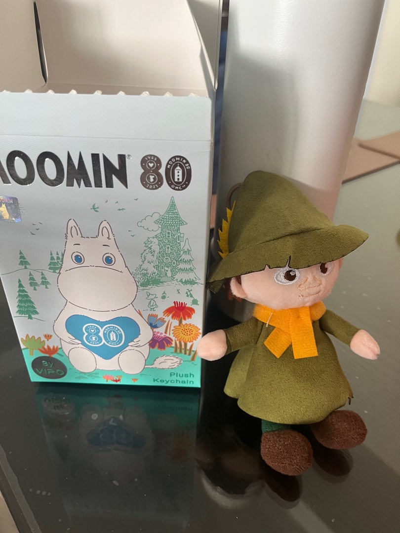 Moomin Snufkin Plush Keychain VIPO 80th, Hobbies & Toys, Toys & Games ...