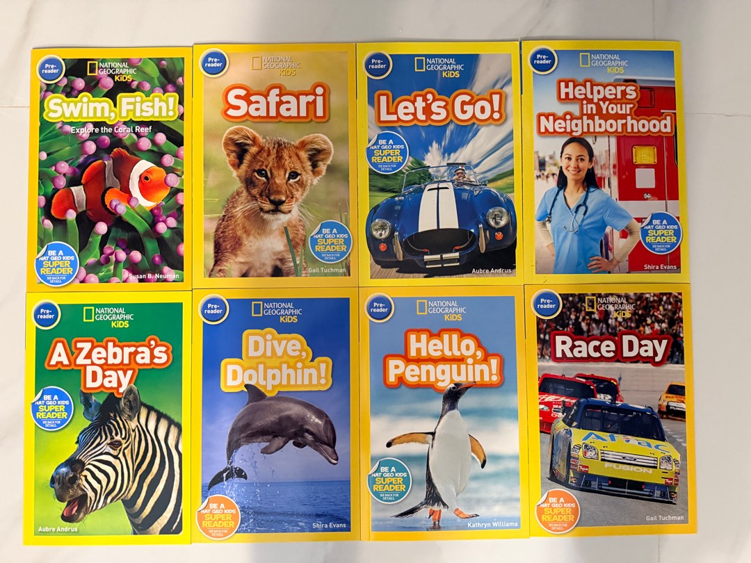National Geographic Kids (Pre-reader) - Set of 8, Hobbies & Toys, Books ...