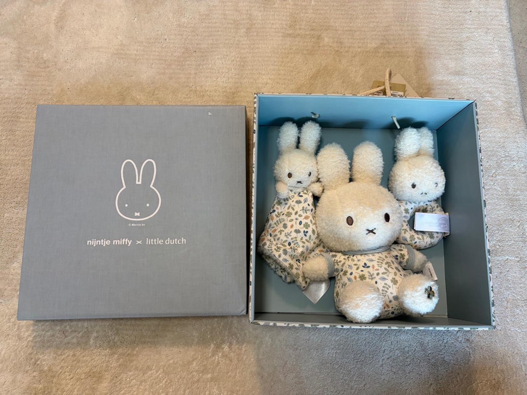 Nijntje Miffy x Little Dutch Plush Toy Set, 興趣及遊戲, 玩具 & 遊戲類 - Carousell