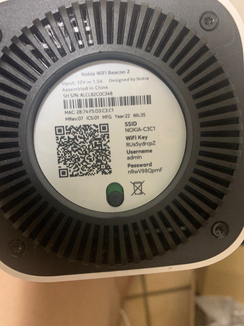 Nokia WiFi Beacon 2 - Excellent Condition, Computers & Tech, Parts ...