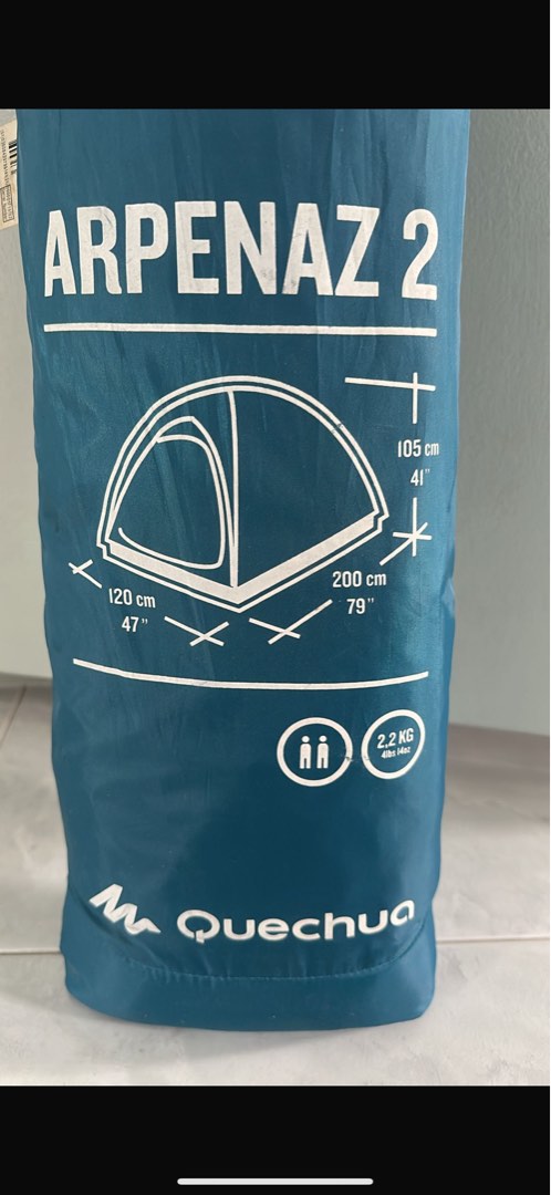 Quechua Arpenaz 2 Tent, Sports Equipment, Hiking & Camping on Carousell