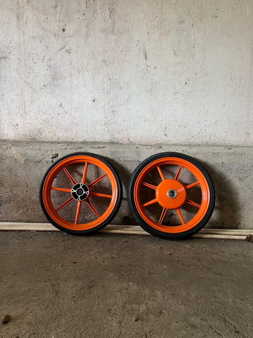 RCB racing boy mags orange original color, Motorbikes, Motorbike Parts ...