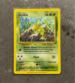 Scyther ex Pokemon Card, Hobbies & Toys, Toys & Games on Carousell