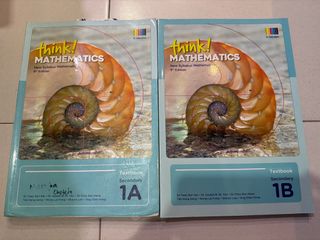 Think! Mathematics Secondary 1 Textbook bundle, Hobbies & Toys, Books ...