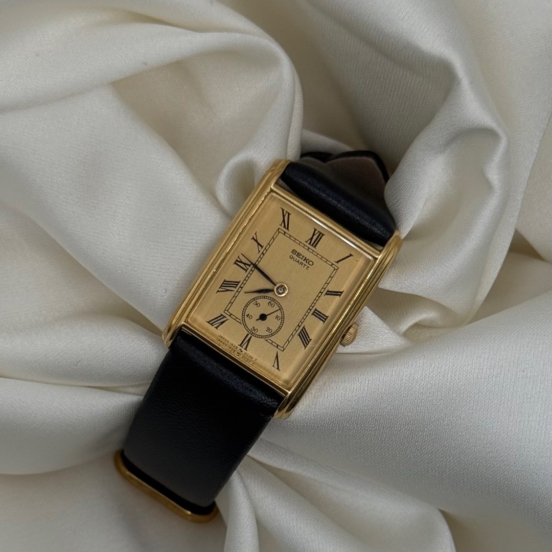 Seiko Quartz Tank Watch w subsecond, Women's Fashion, Watches ...