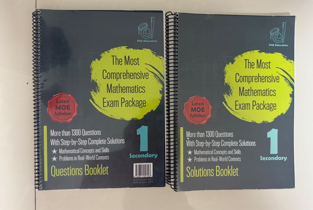 The Most Comprehensive Maths Package Sec 1, Hobbies & Toys, Books ...