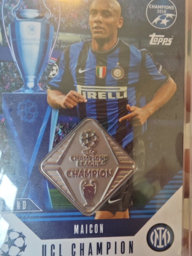Topps Match Attax UCL Champion Legend Relic Card - Maicon, Hobbies ...