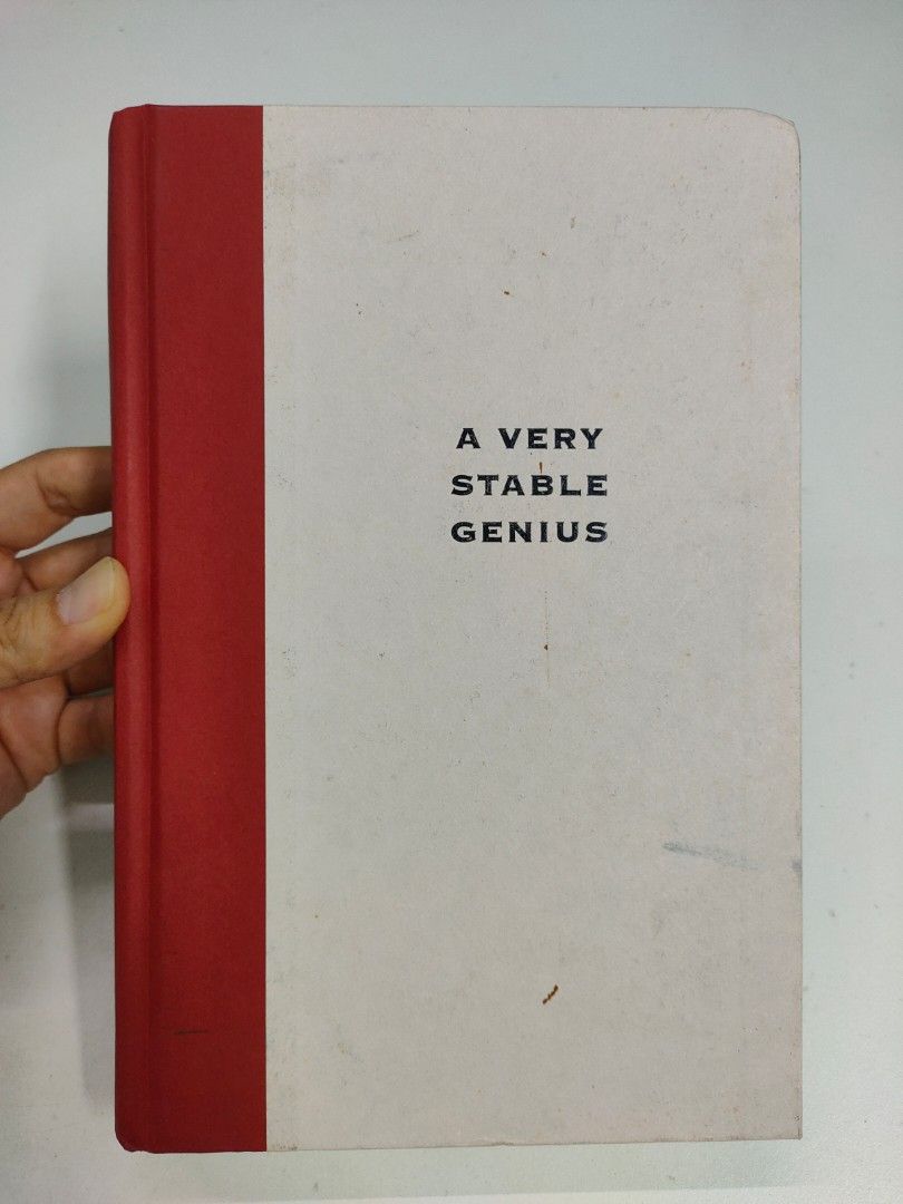[Used] (Hardcover) A Very Stable Genius by Philip Rucker (Nonfiction ...