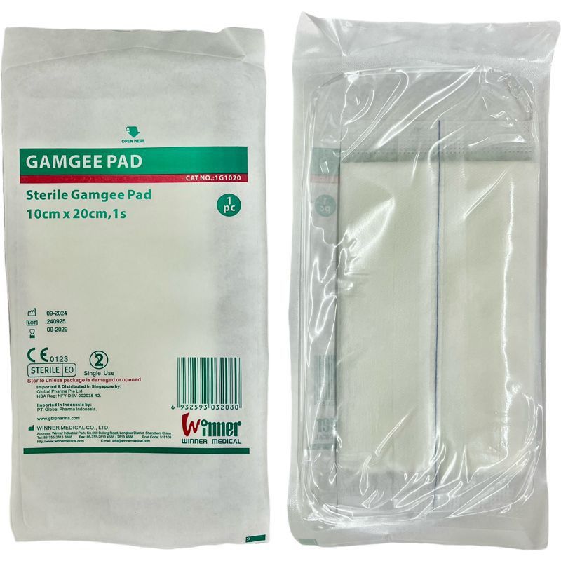 Winner Sterile Gamgee Pad 10cm x 20cm, Health & Nutrition, Medical ...