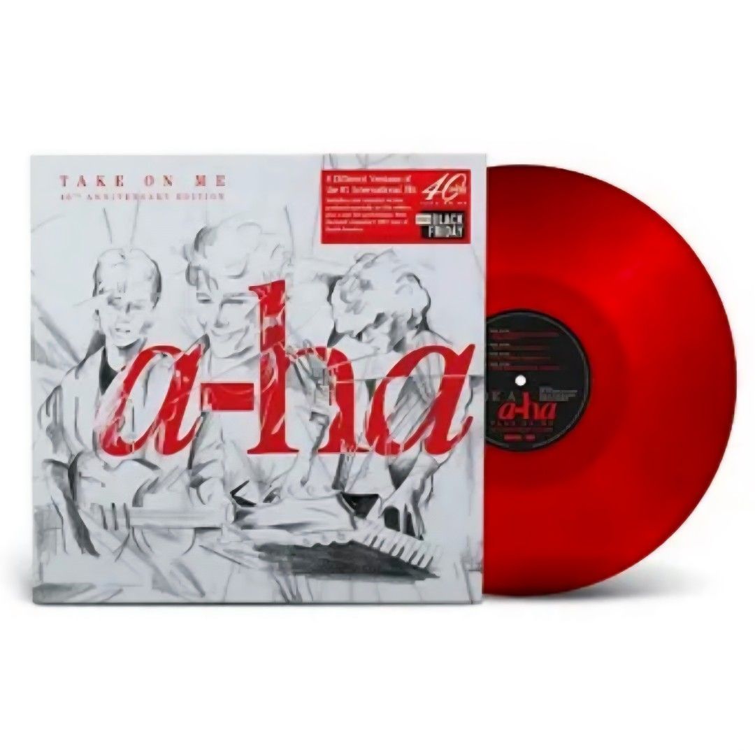 12" : A-Ha - Take On Me (40th Anniversary) (Limited Edition Ruby Red ...
