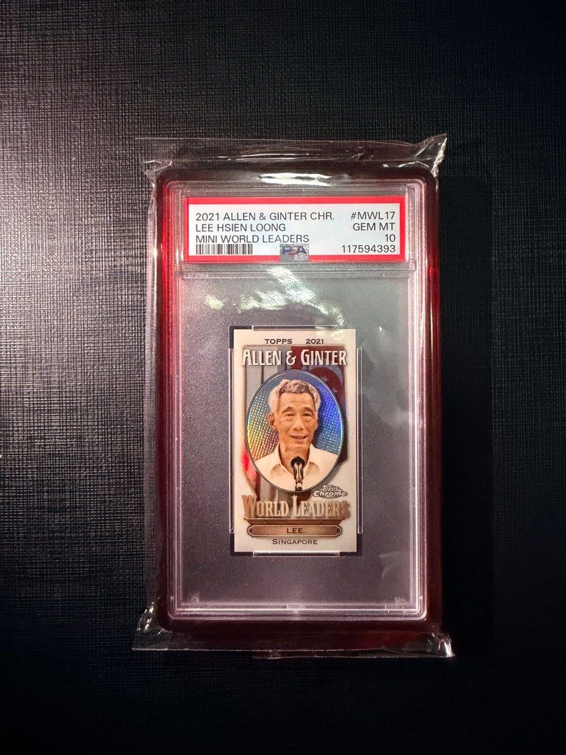 2021 Allen & Ginter Lee Hsen Loong PSA Gem Mint 10 , Hobbies & Toys ...