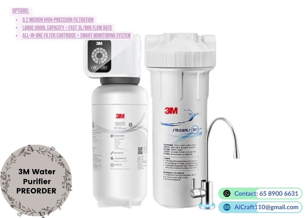 🚰 [PREORDER] 3M SW50 Water Filter – Reliable Drinking Water Filtration ...
