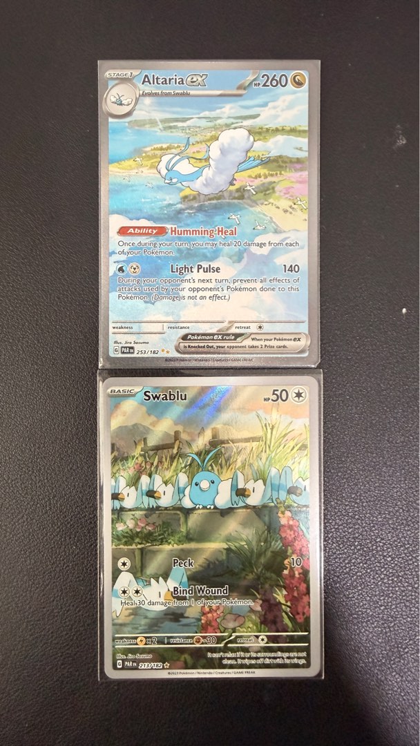 Altaria EX & Swablu Pokemon Cards, Hobbies & Toys, Toys & Games on ...