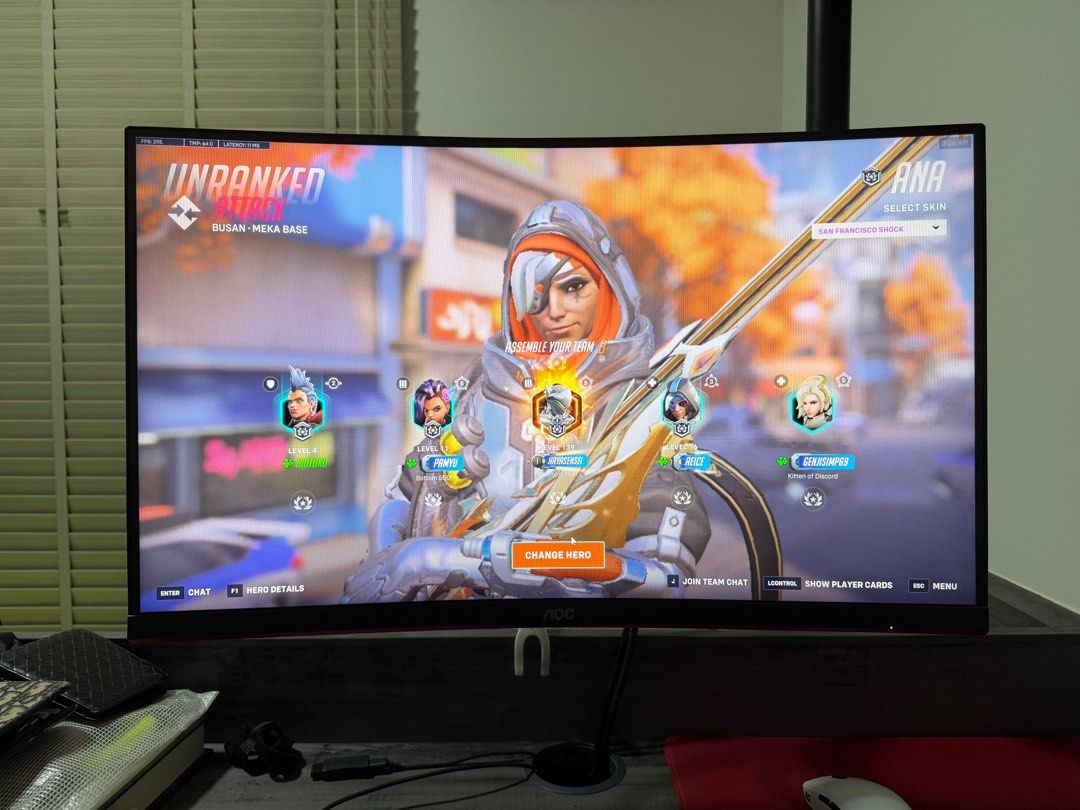AOC C27G2Z 27" 240Hz 1920x1080 Gaming Monitor, Computers & Tech, Parts ...