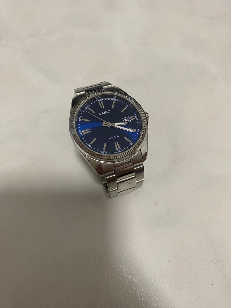 Casio Datejust MTP-1302PD-2AV Analog Quartz Watch, Men's Fashion ...