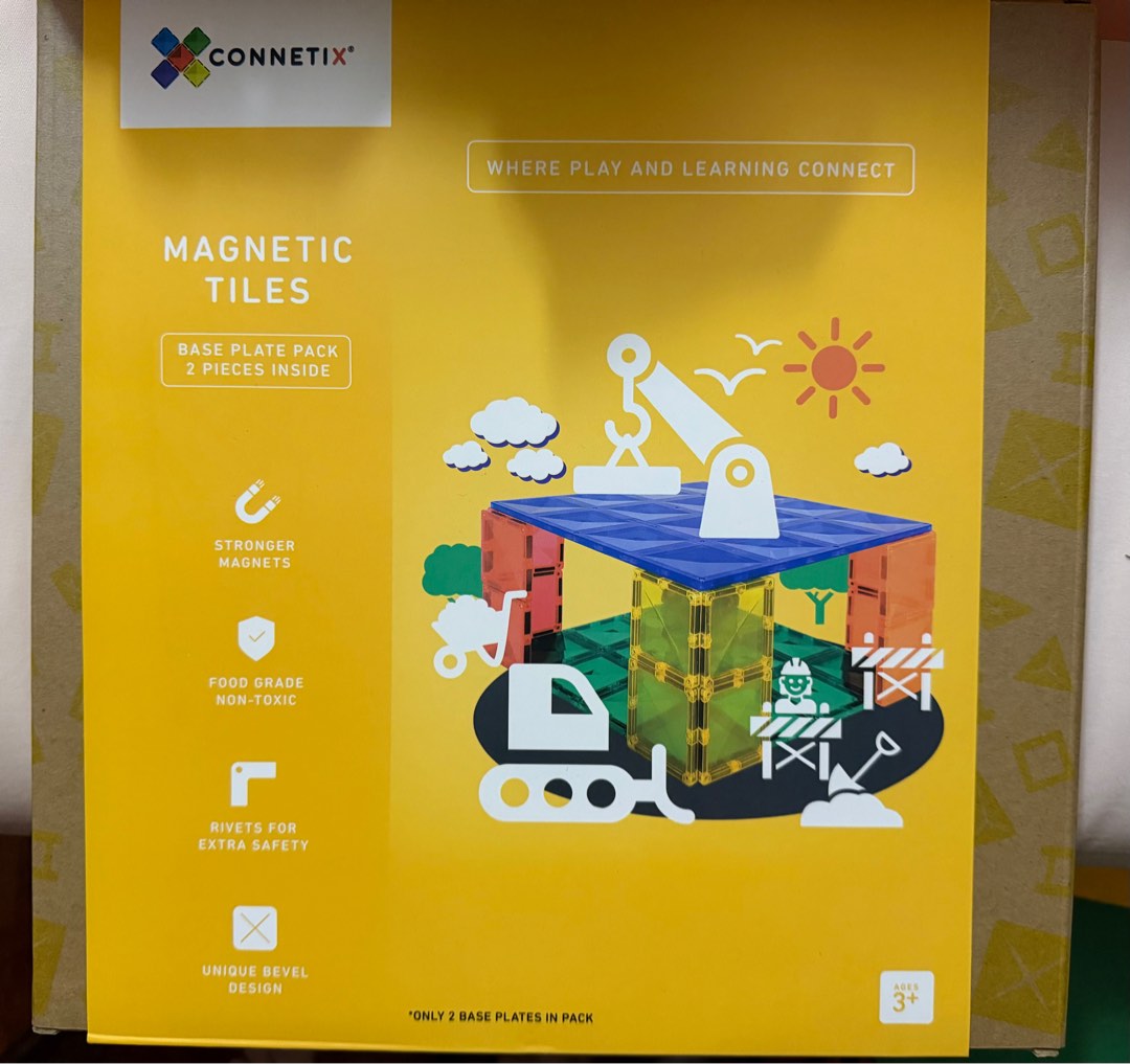 Connetix base plate, Hobbies & Toys, Toys & Games on Carousell
