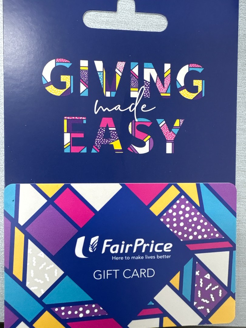 FairPrice Gift Card, Tickets & Vouchers, Store Credits on Carousell
