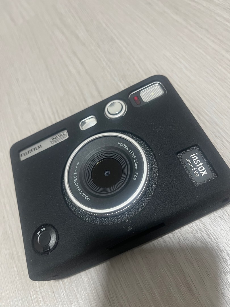 Fujifilm Instax Mini Evo Instant Camera - Black, Photography, Cameras ...