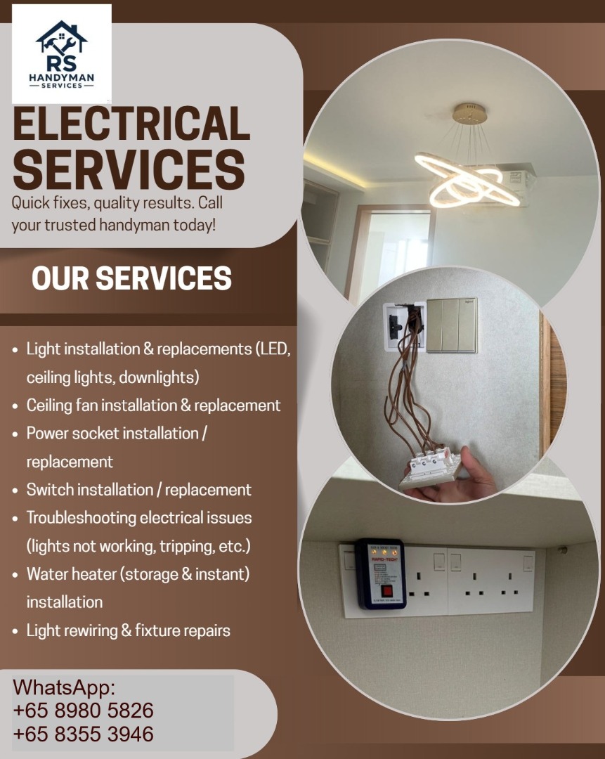 General Electrical, Electrician and Handy Man Services, Light ...