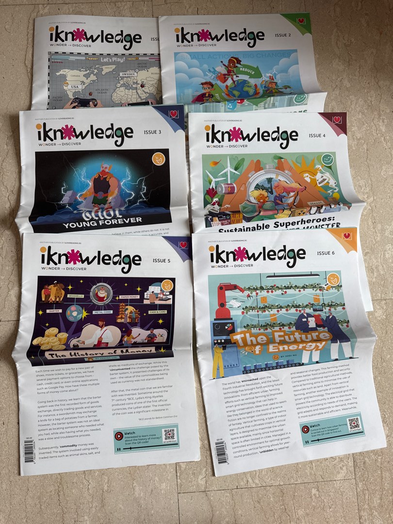iKnowledge Magazine - Issues 1-6, Hobbies & Toys, Books & Magazines ...