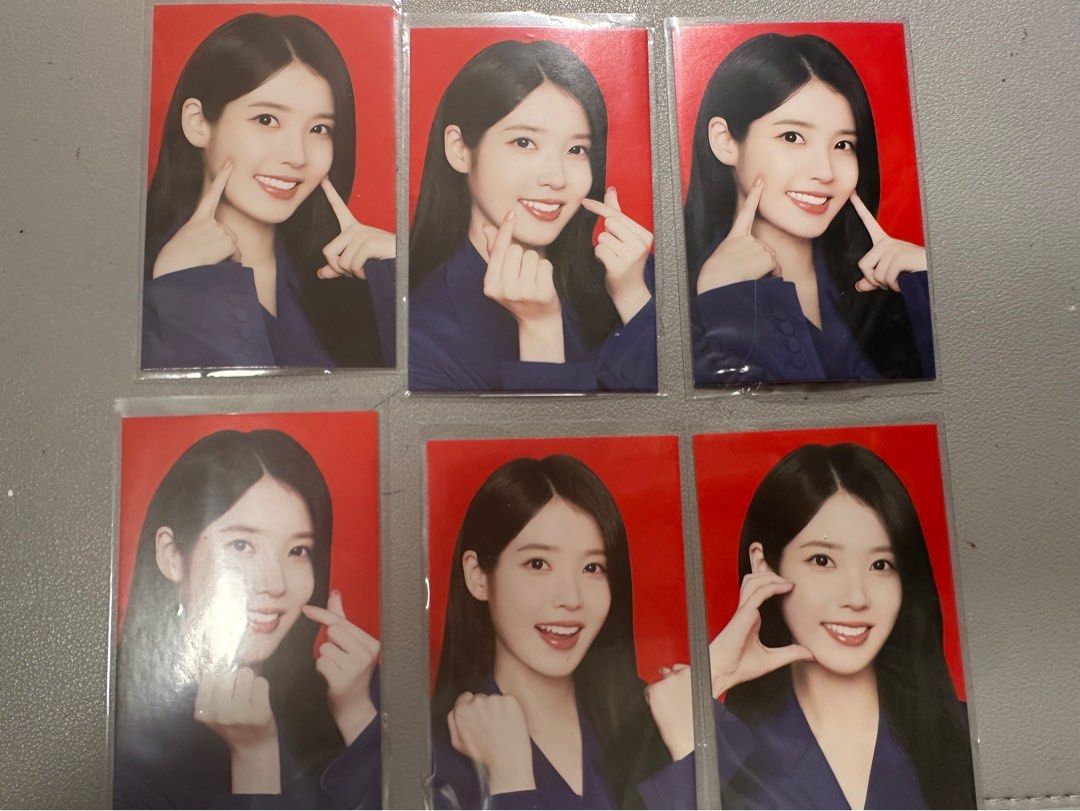 IU 李知恩 Colgate 高露潔小卡一套6張, 興趣及遊戲, 收藏品及紀念品, 韓流 - Carousell