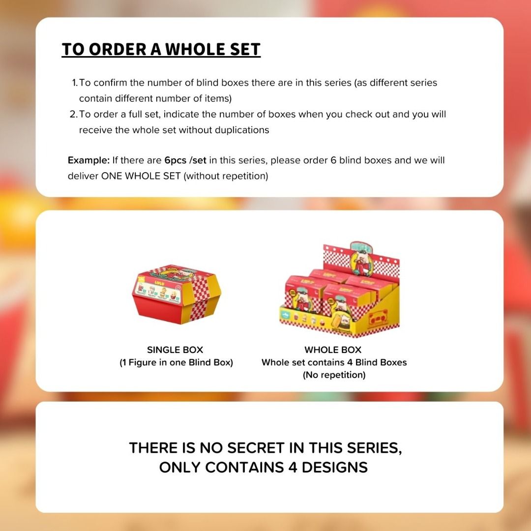 [NEW] LuLu The Piggy Burger Express Movable Series Blind Box Figurine ...