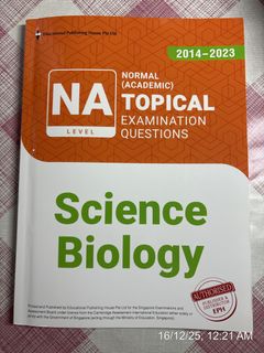 O Level Topical Pure Biology TYS, Hobbies & Toys, Books & Magazines ...