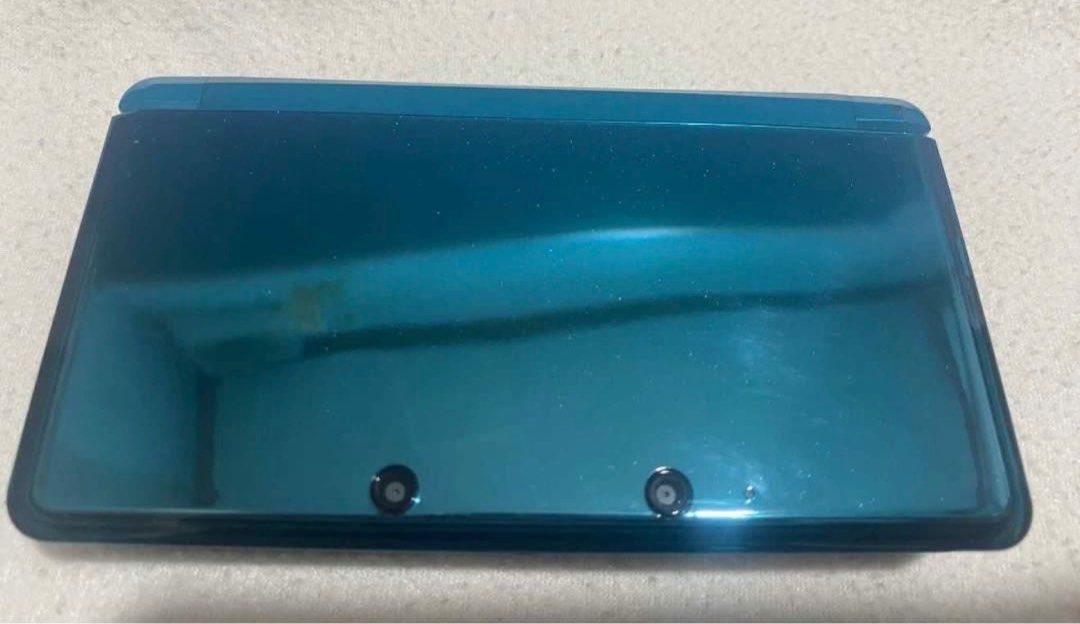 Nintendo Old Regular 3DS Cyan Blue (Presentable, Barely Used, Cfw w ...