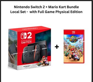 Nintendo Switch 2 Mario Kart Bundle, Video Gaming, Video Game Consoles ...