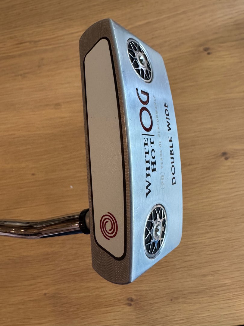 Odyssey White Hot OG Double Wide Putter Left Handed, Sports Equipment ...