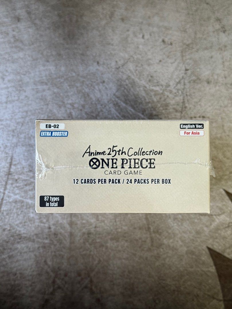 One Piece English 25th Collection EB-02 EB02 Booster Box, Hobbies ...