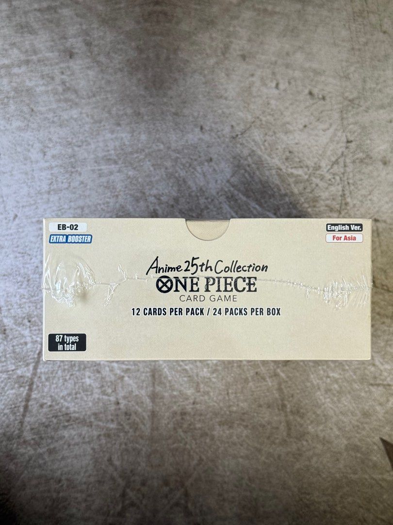 One Piece English 25th Collection EB-02 EB02 Booster Box, Hobbies ...